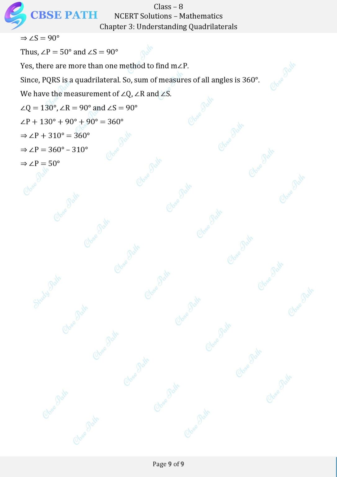NCERT Solutions for Class 8 Maths Exercise 3.3 Understanding ...