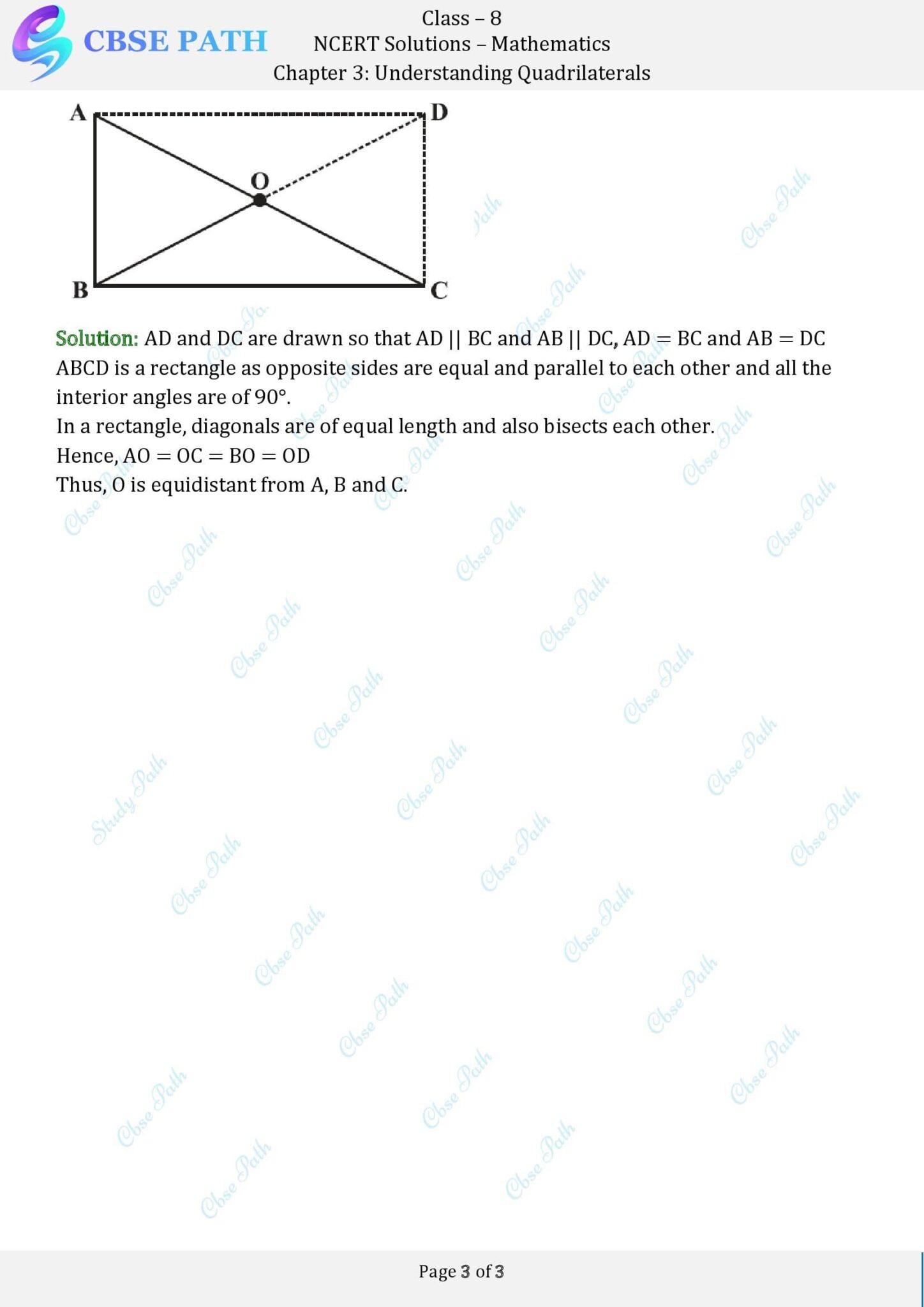 NCERT Solutions for Class 8 Maths Exercise 3.4 Understanding Quadrilaterals - CBSE Path